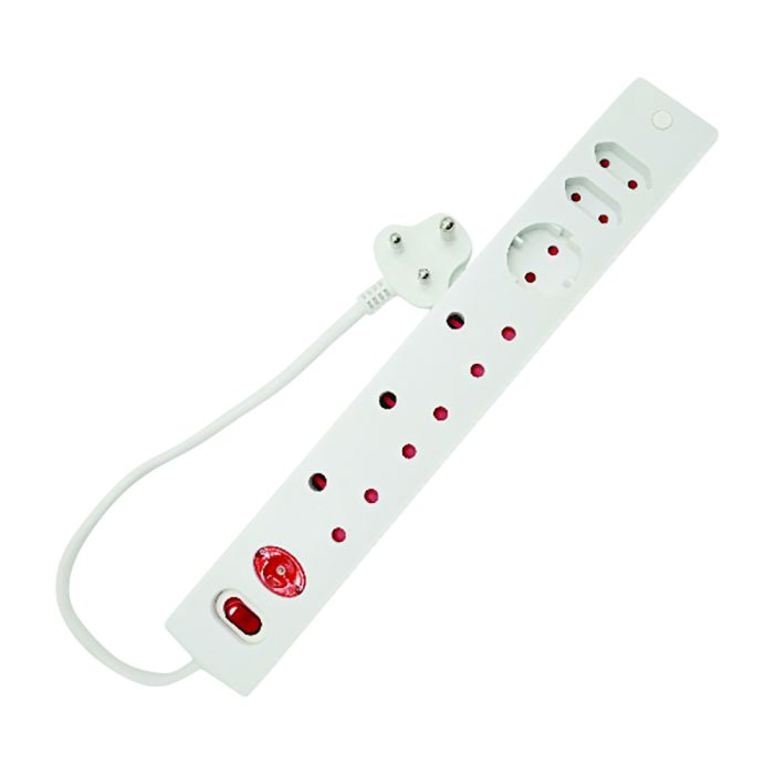 Multiplug 6Way + Overload And 0.5M Cord | Cachet | Electrical ...