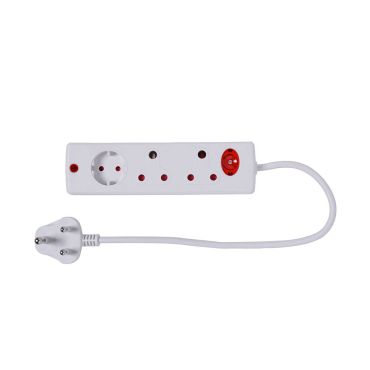 Janus Nylon Double Coupler White 16A + LED | Cachet | Electrical ...