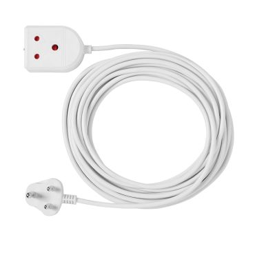 EXT Lead 5M 10A With Double Janus | Cachet | Electrical | Extensions ...