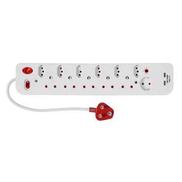 Multiplug 6Way + Overload And 0.5M Cord | Cachet | Electrical ...